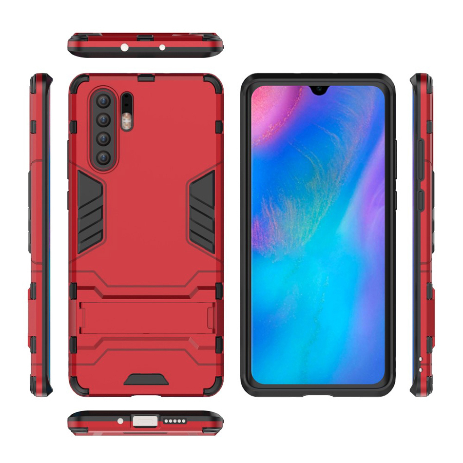 Slim Armour Shockproof Case for Huawei P30 Pro (Red)